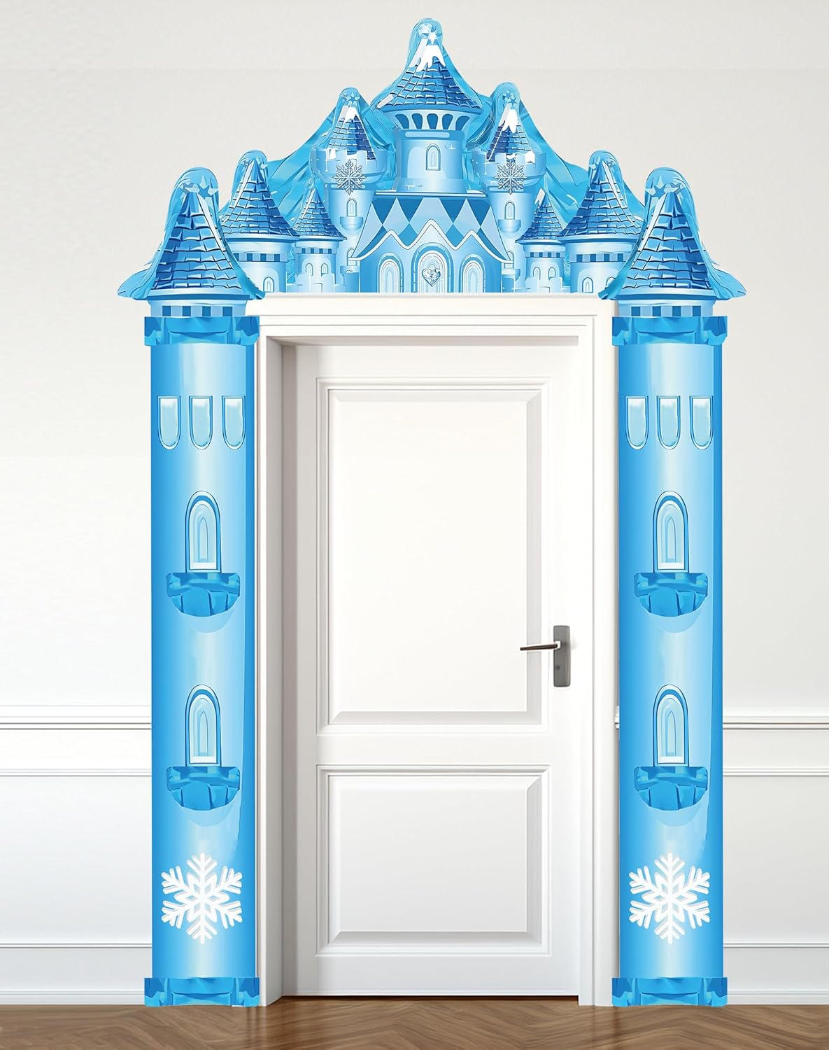 Amazon.com: Frozen Ice Castle Door Banner – 3PCS Blue Castle Backdrop ...