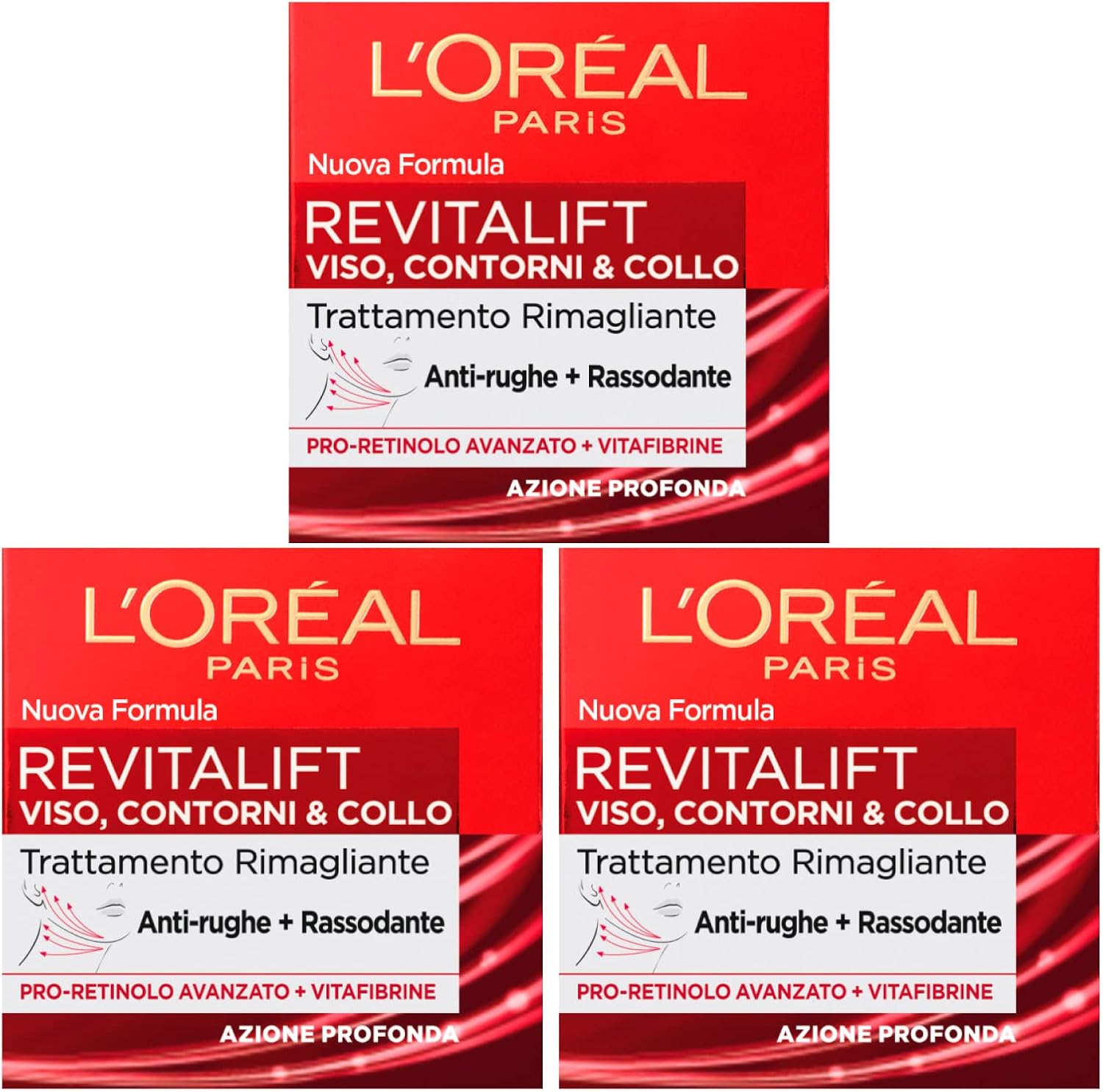 L'Oréal Paris Revitalift Crème Visage Contours du Cou Traitement Anti ...