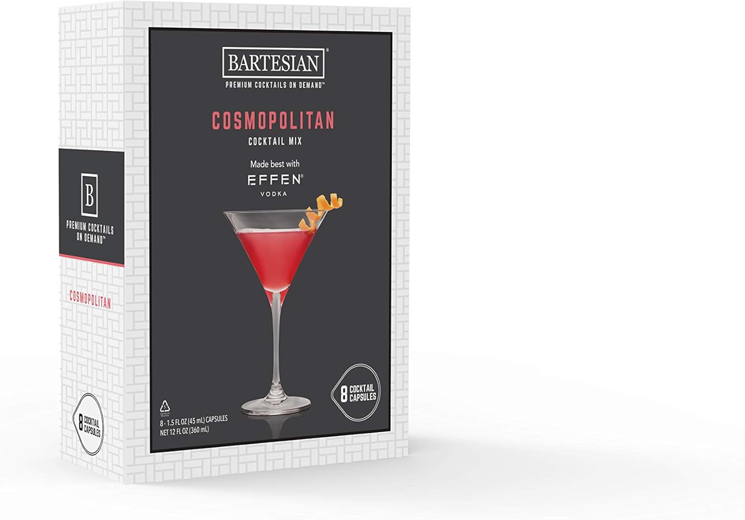 Bartesian Cosmopolitan Mixer Capsules for Cocktail Machine – Home Bar ...