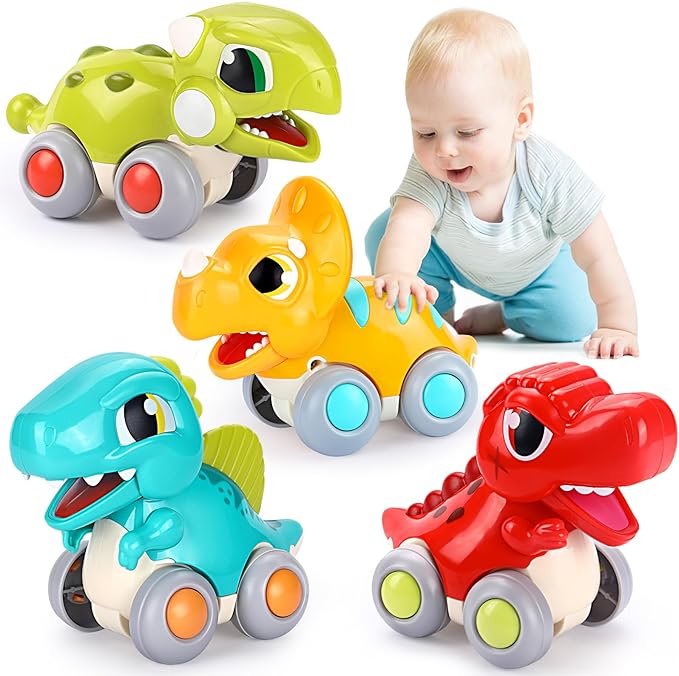 Amazon.com: Toys for 1 Year Old Boys Gift Dinosaur Toy Cars for 1 2 3 ...