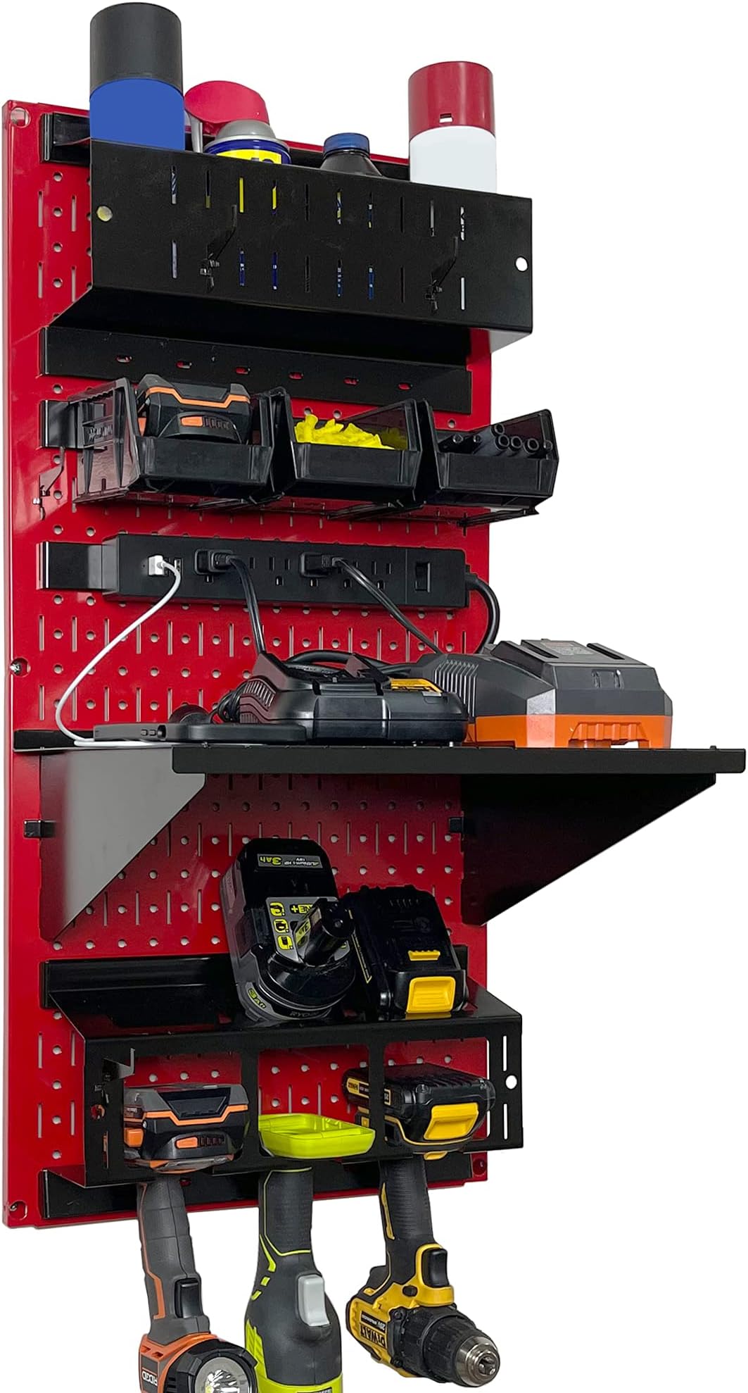 Amazon.com: Wall Control Power Tool Storage Organizer Kit Cordless ...