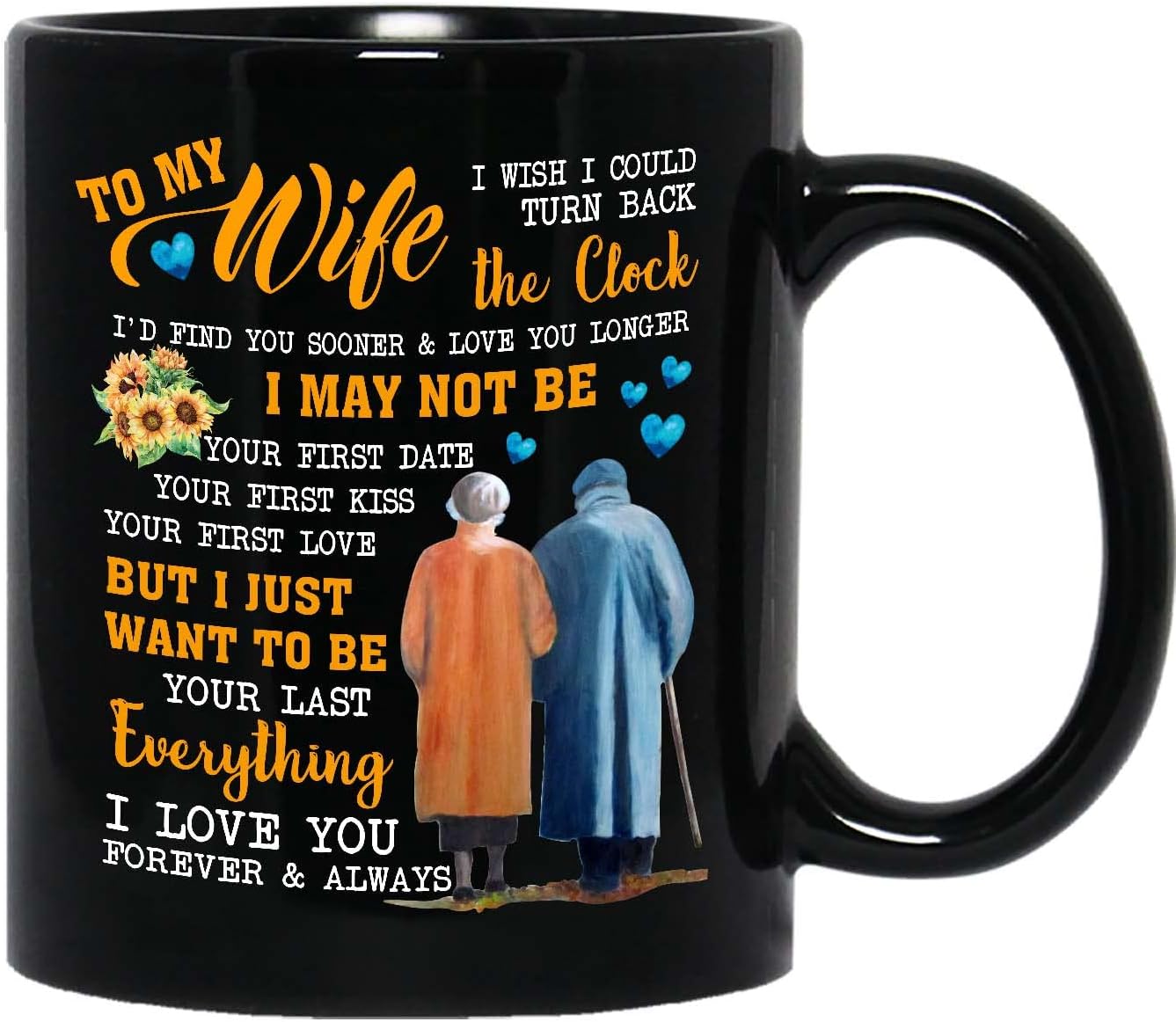 Amazon.com: LPVLUX To My Wife Coffee Mug From Husband For Couple on For ...