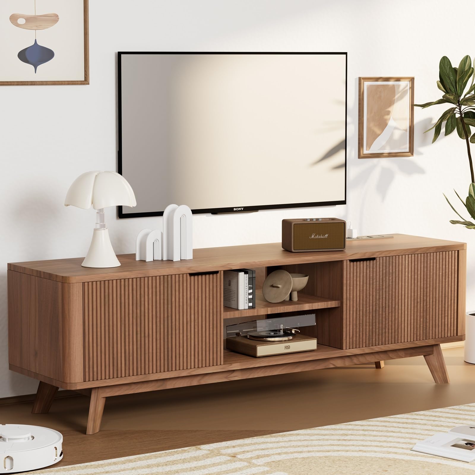 Amazon.com: Royal Windsor Modern TV Stand for Living Room,Large TV ...