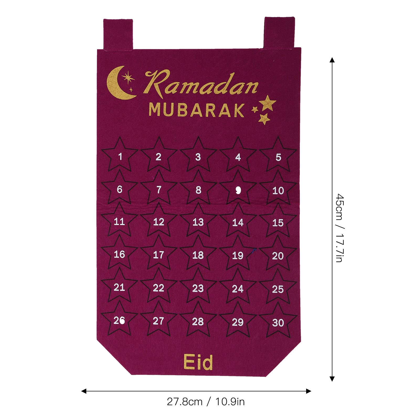 Ramadan Calendar for Kids Ramadan Gifts Games, 45×27.8cm Ramadan ...