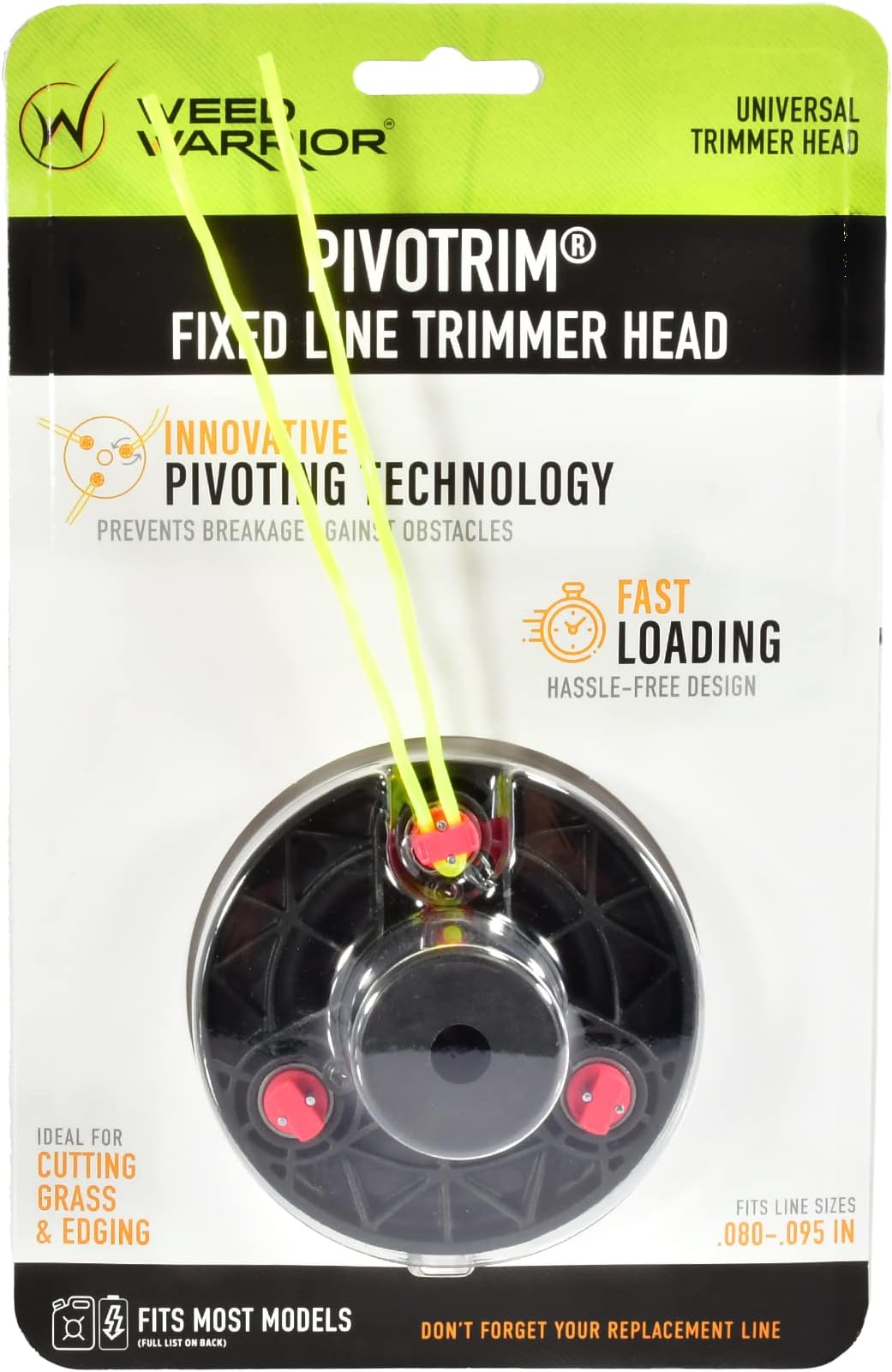 Amazon.com: MaxPower 3317233 PivoTrim Universal Replacement Head, 3 x 3 ...