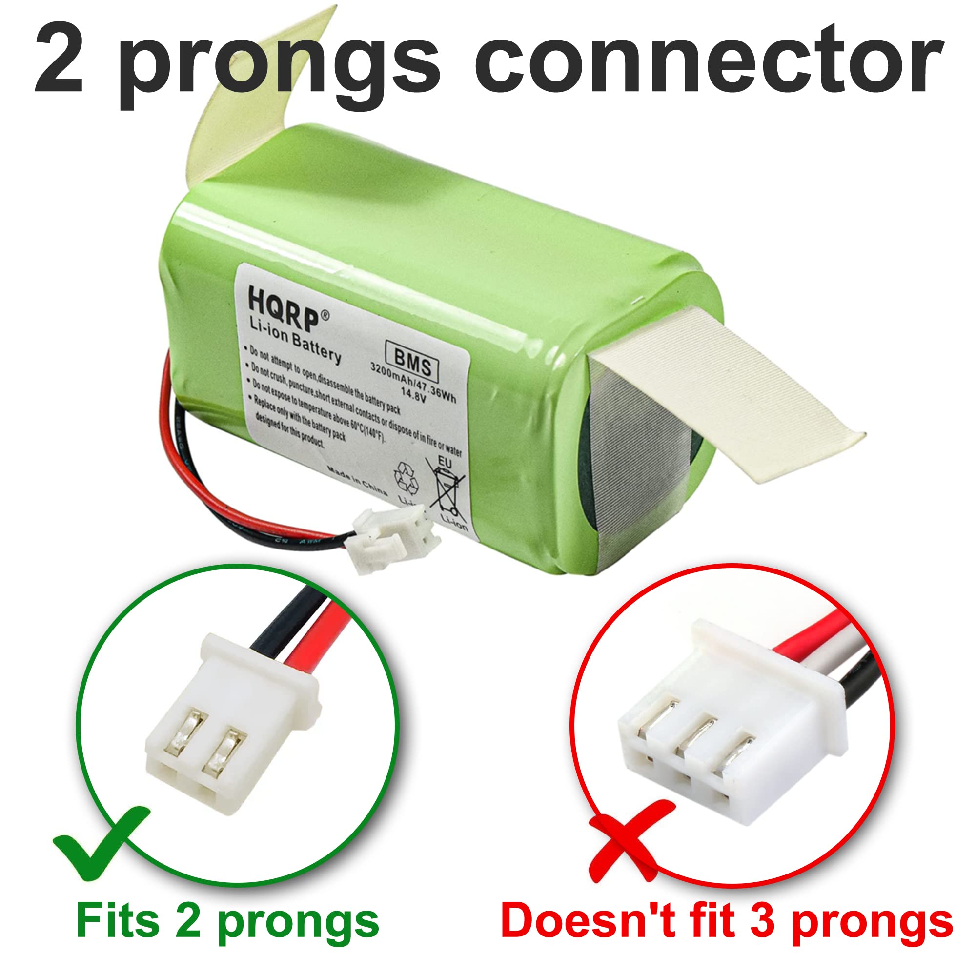 2600mAh Vacuum Battery RVBAT850 Replacement Battery For Shark Ion Robot ...