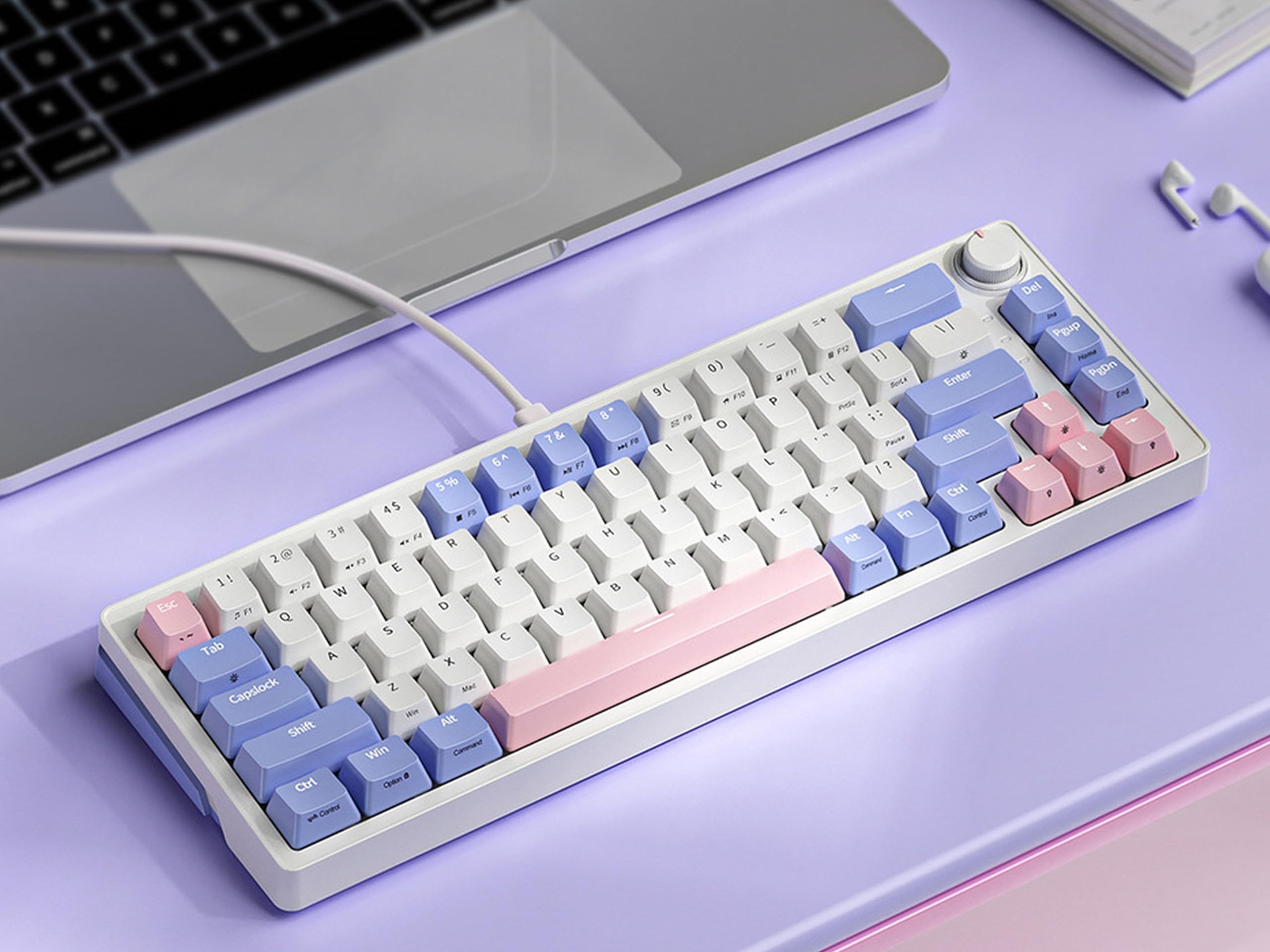 Buy SAMA SM68 Wired Gaming Mechanical Keyboard Type C 2.4G Bluetooth ...