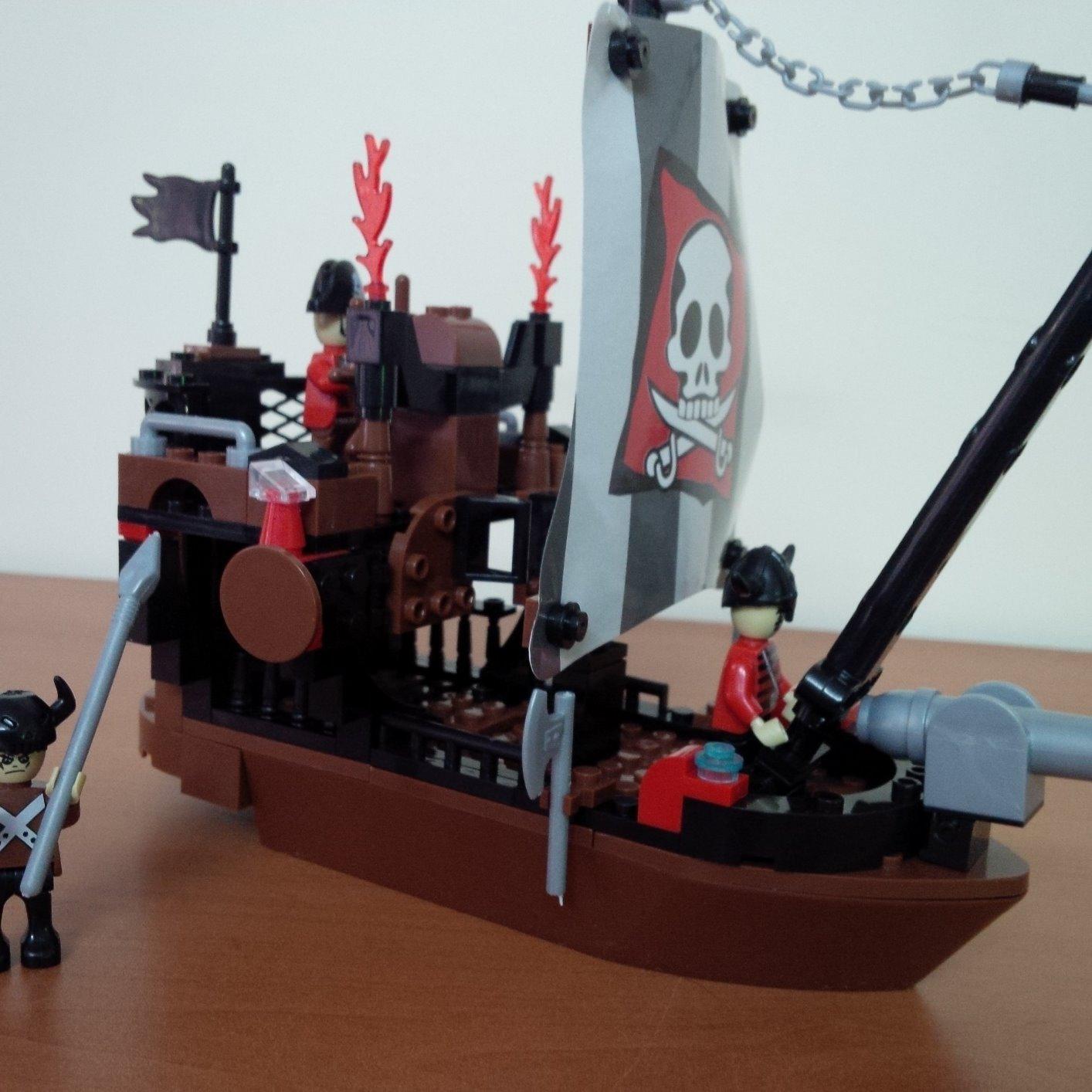 Buy Webby Sea Rover Pirate Ship Building Blocks (Multi-Color, 167 Count ...