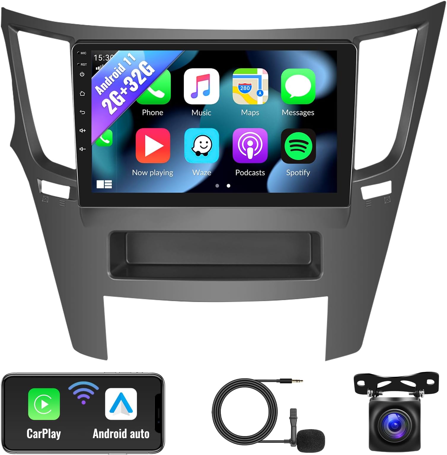 Amazon.com: SIXWIN Android Car Stereo for Subaru Legacy Outback 2010 ...