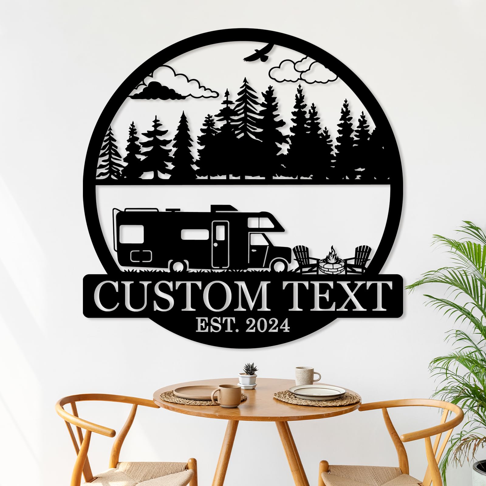 Amazon.com: Personalized Camping Sign | Custom Metal Sign | Outdoor ...