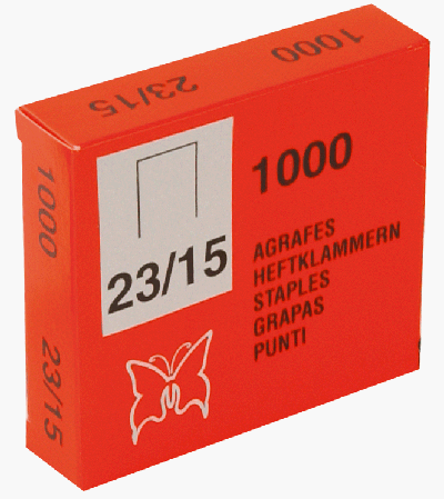 AGRAFE 23/15 - BOITE DE 1000 : Amazon.fr: Fournitures de bureau