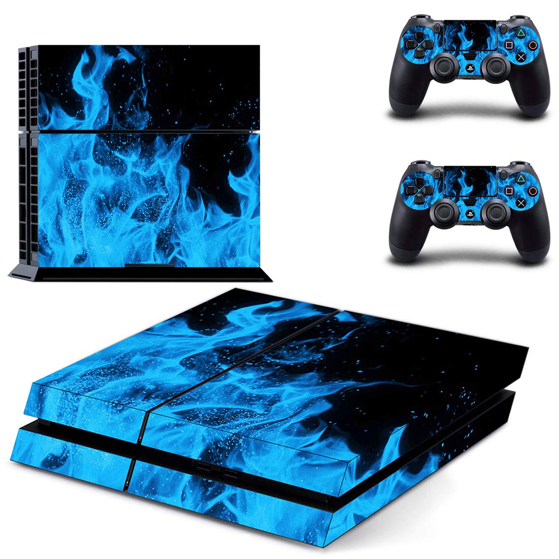 Amazon.com: UUShop Vinyl Skin Decal Sticker Cover Set for Sony PS4 ...