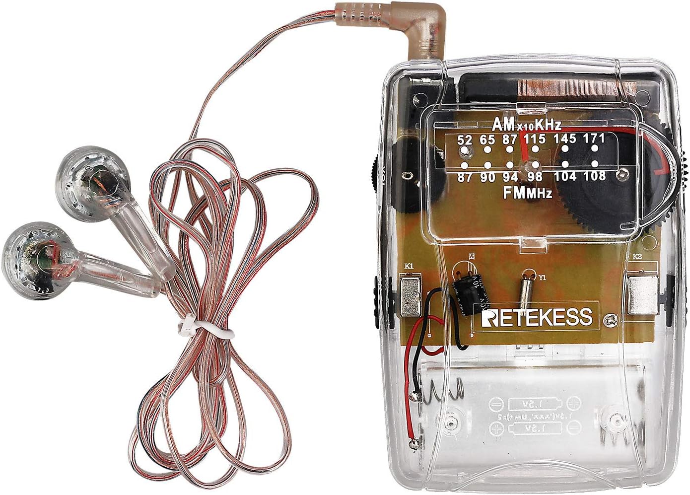 Buy Retekess TR624 Portable Radio AM FM, Pocket Mini Radio, Clear Radio ...