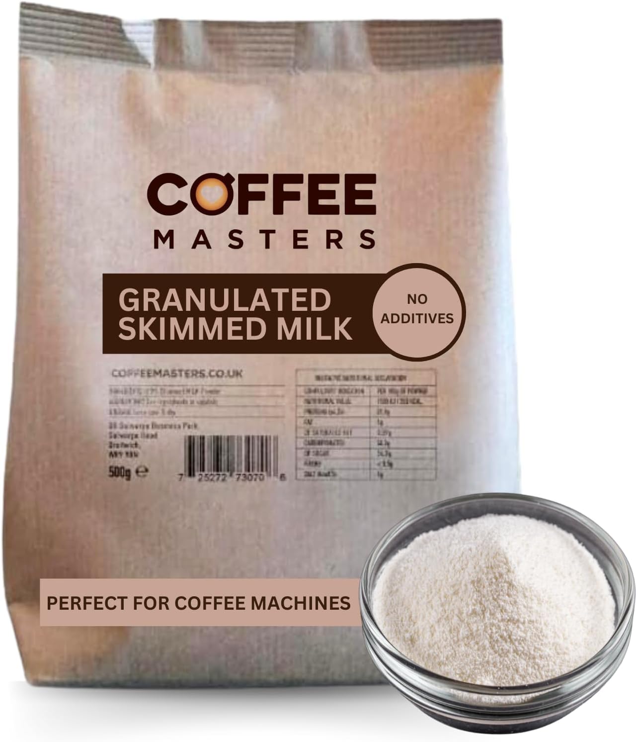 Coffee Masters Granulated Skimmed Milk Powder - 10 x 500g Dried Skim ...