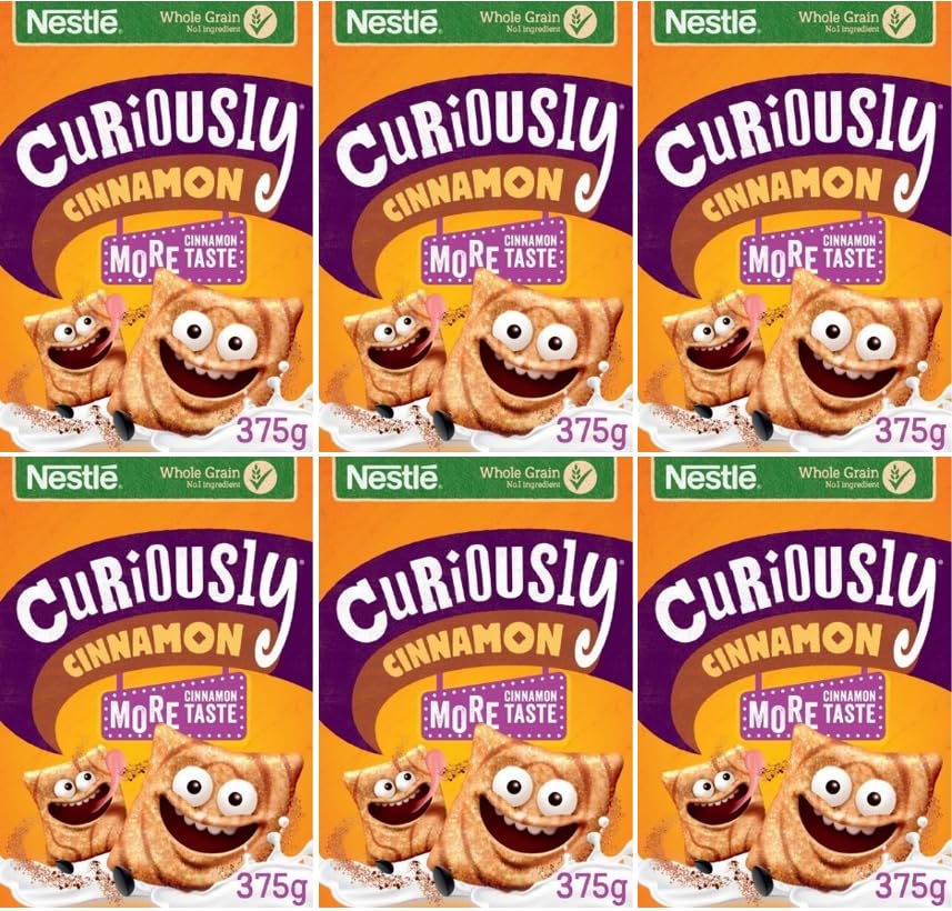 Curiously Cinnamon Cereal 375g - Pack of 6 : Amazon.co.uk: Grocery