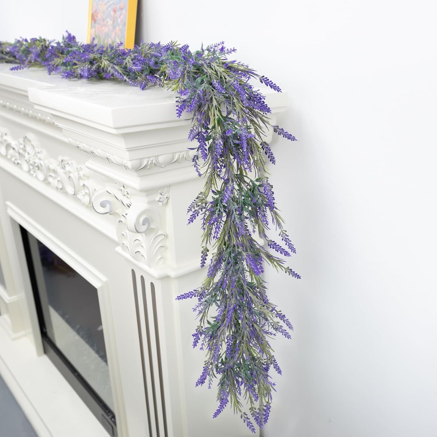 Amazon.com: Artgar Wisteria Lavender Garland - 6 Ft Artificial Spring ...