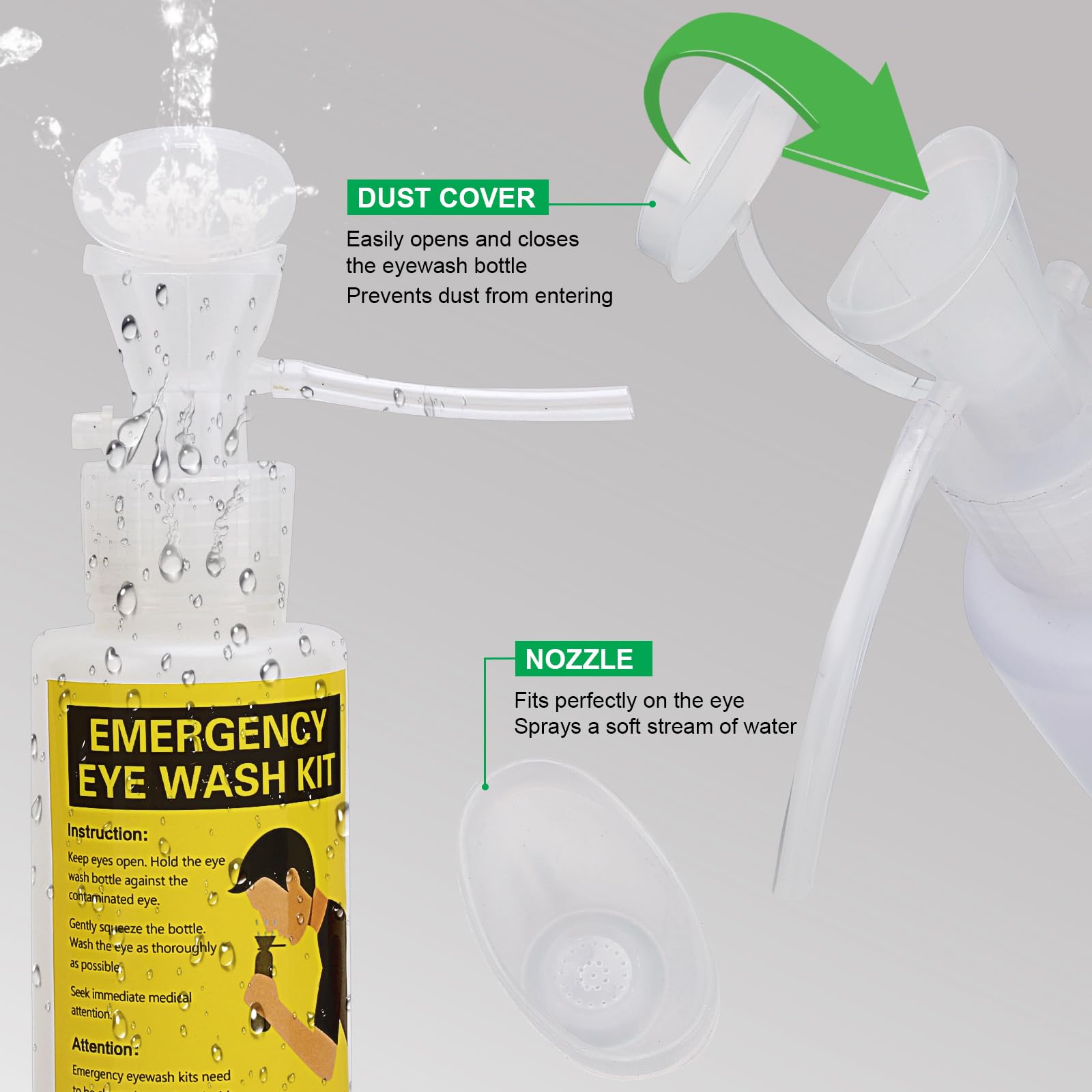 Snapklik.com : Portable Eyewash Station Kit OSHA-Approved