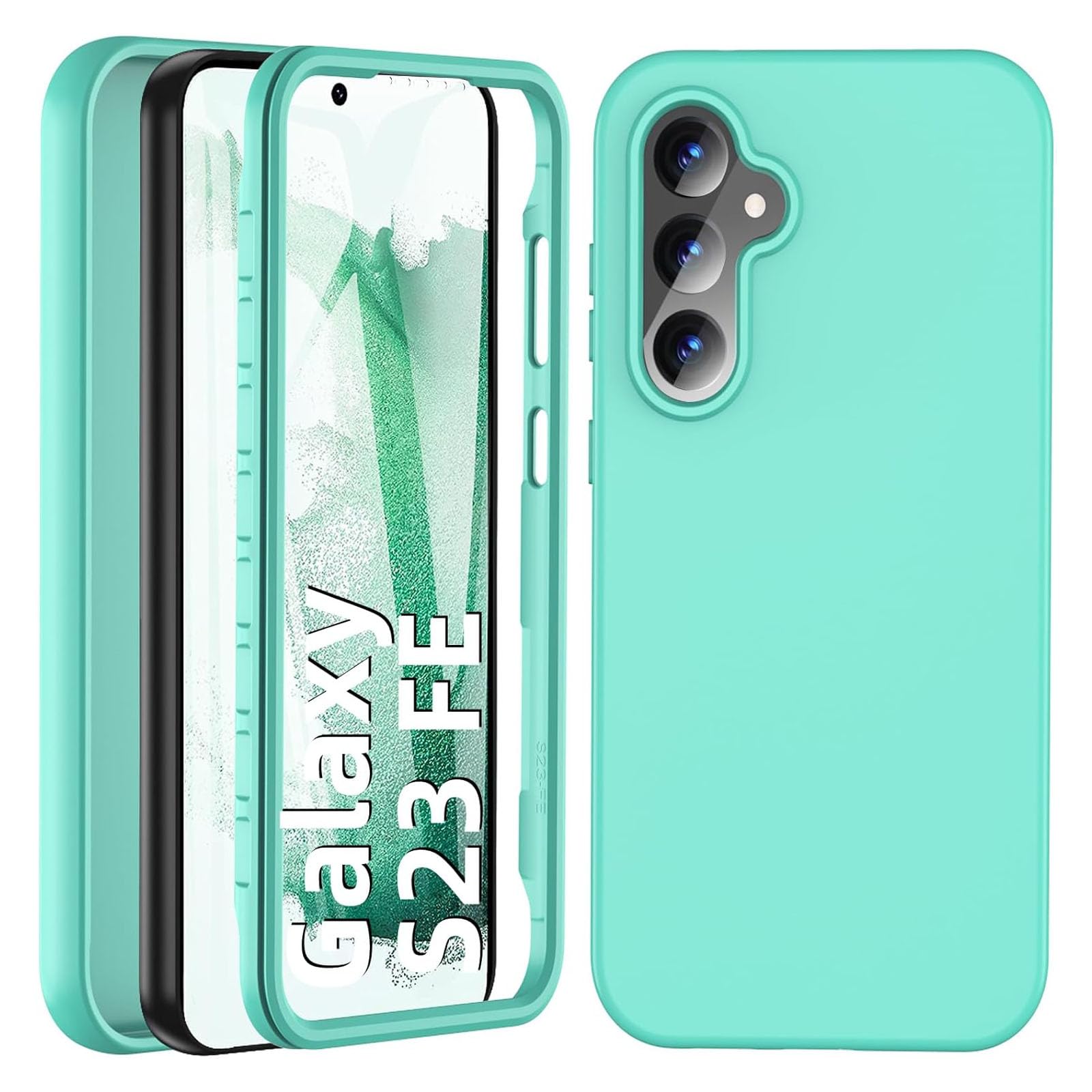 ottpluscase for Samsung Galaxy S23 FE Case,[ Built-in 9H Screen ...