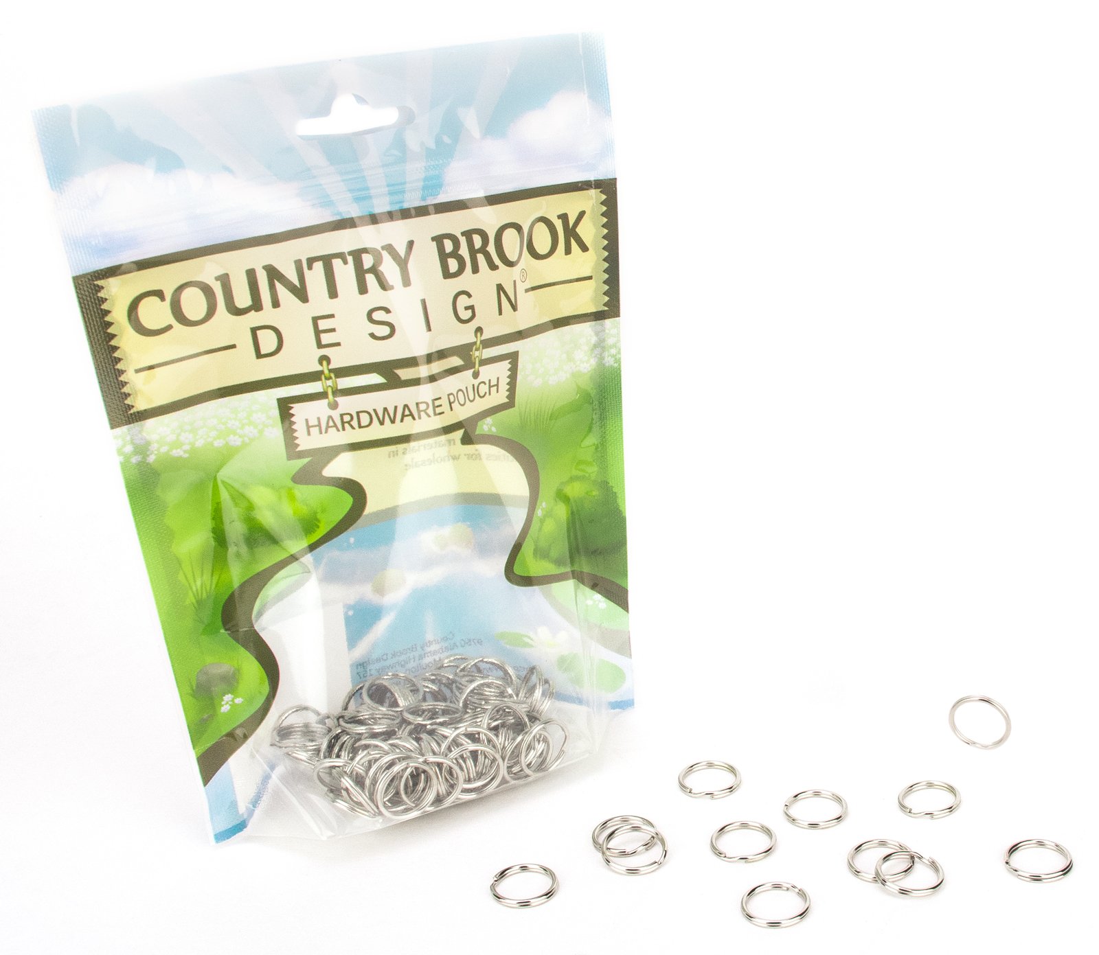 Amazon.com: Country Brook Design - Split Ring Key Chain Rings (1/2 Inch ...