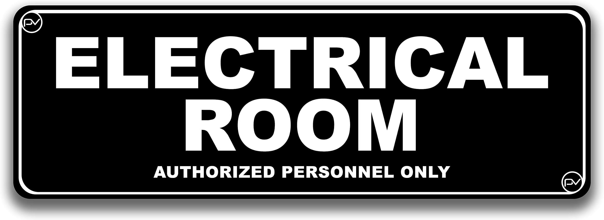 Amazon.com: ComplianceSigns.com Electrical Room Sign, ADA-Compliant ...