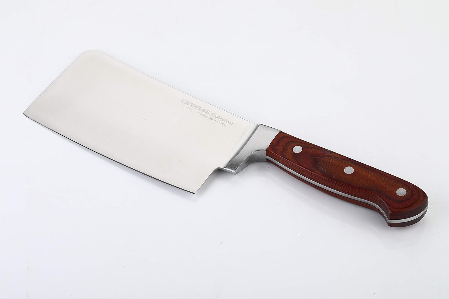 Buy Crystal Stainless Steel Cleaver Knife, Brown Online at Low Prices ...