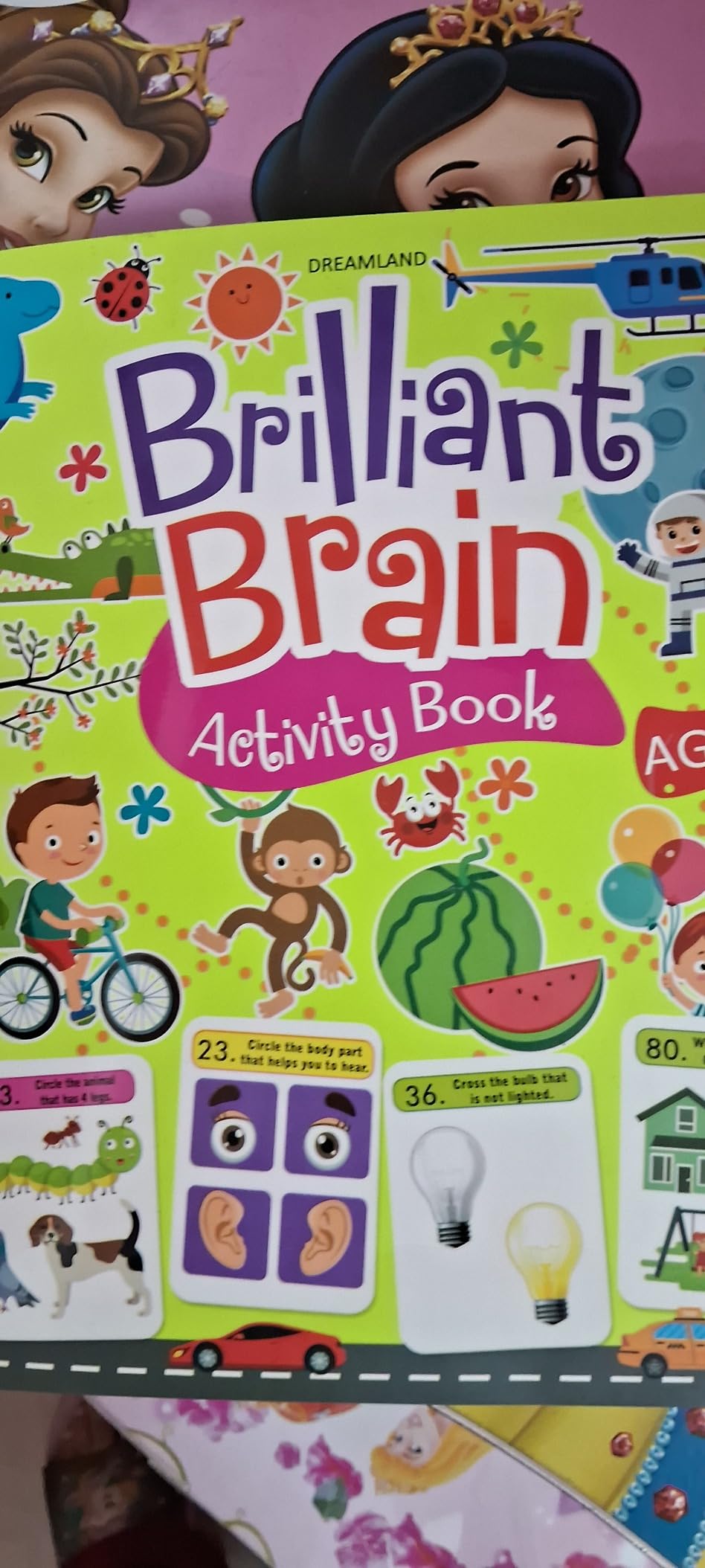 Brilliant Brain Activity Book for Kids Age 4 - 5 years with Matching ...