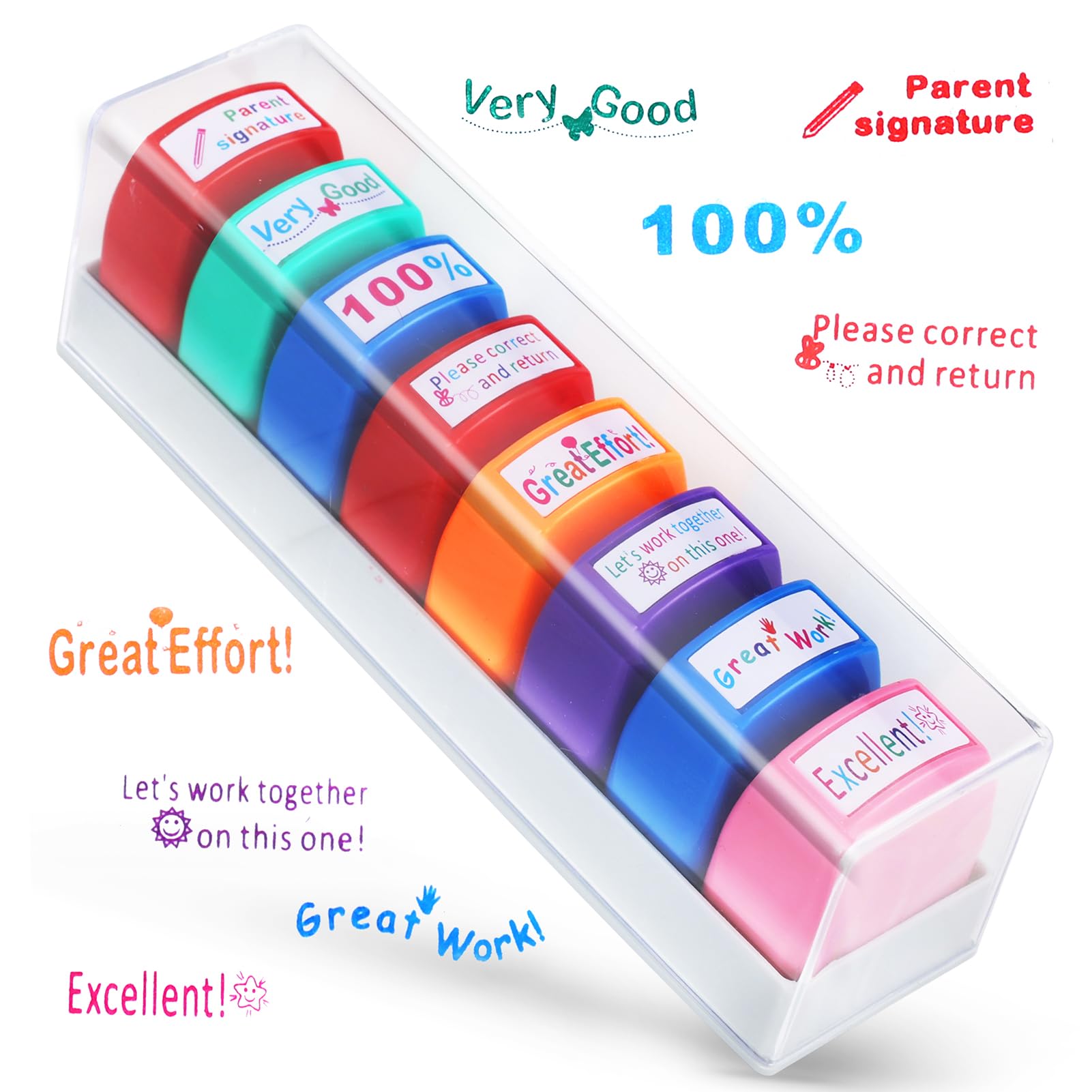 Snapklik.com : Tmtains 8Pcs Teacher Stamps For Classroom Teacher ...