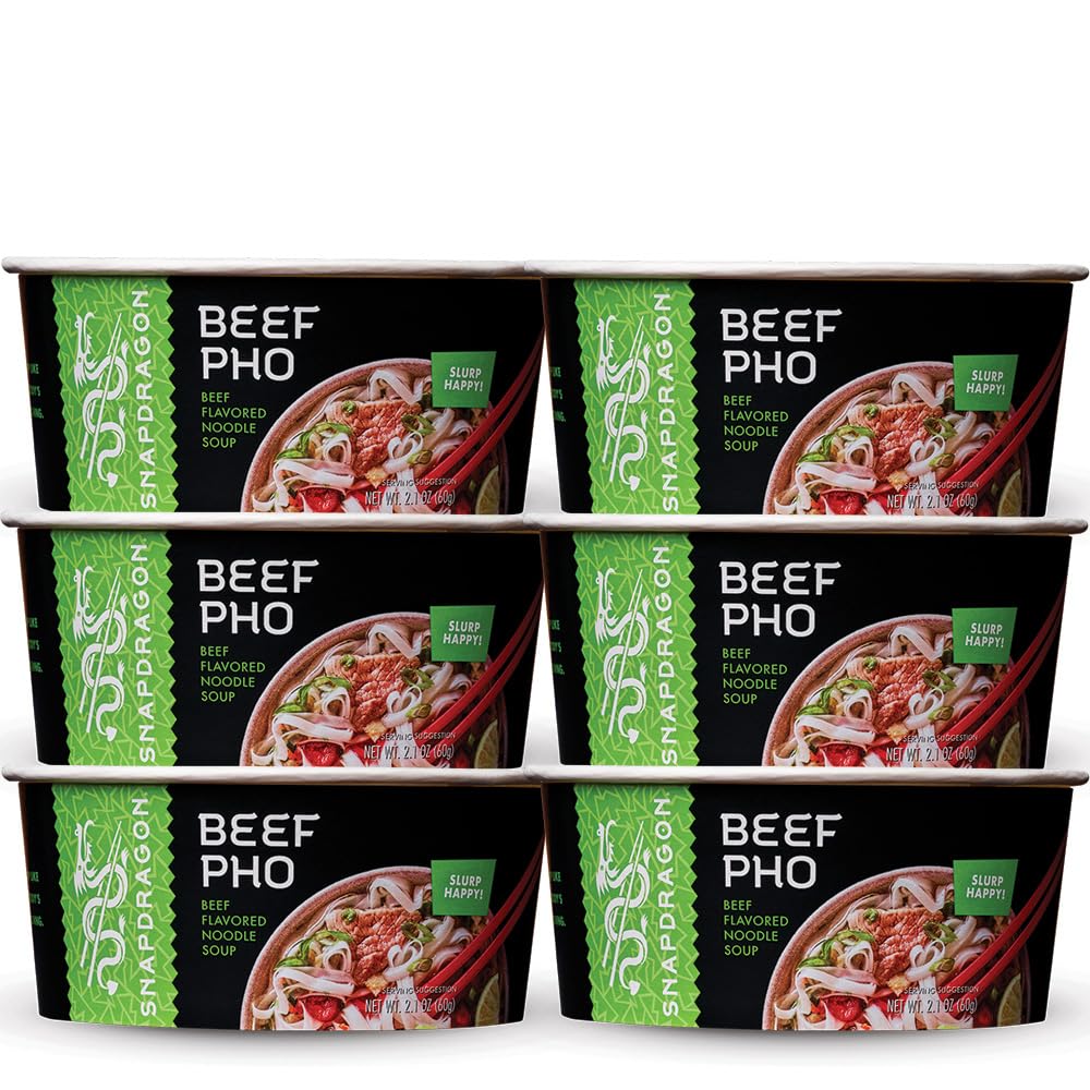Amazon.com : Snapdragon Vietnamese Pho Soup Bowl, Beef Pho, 2.1 oz ...