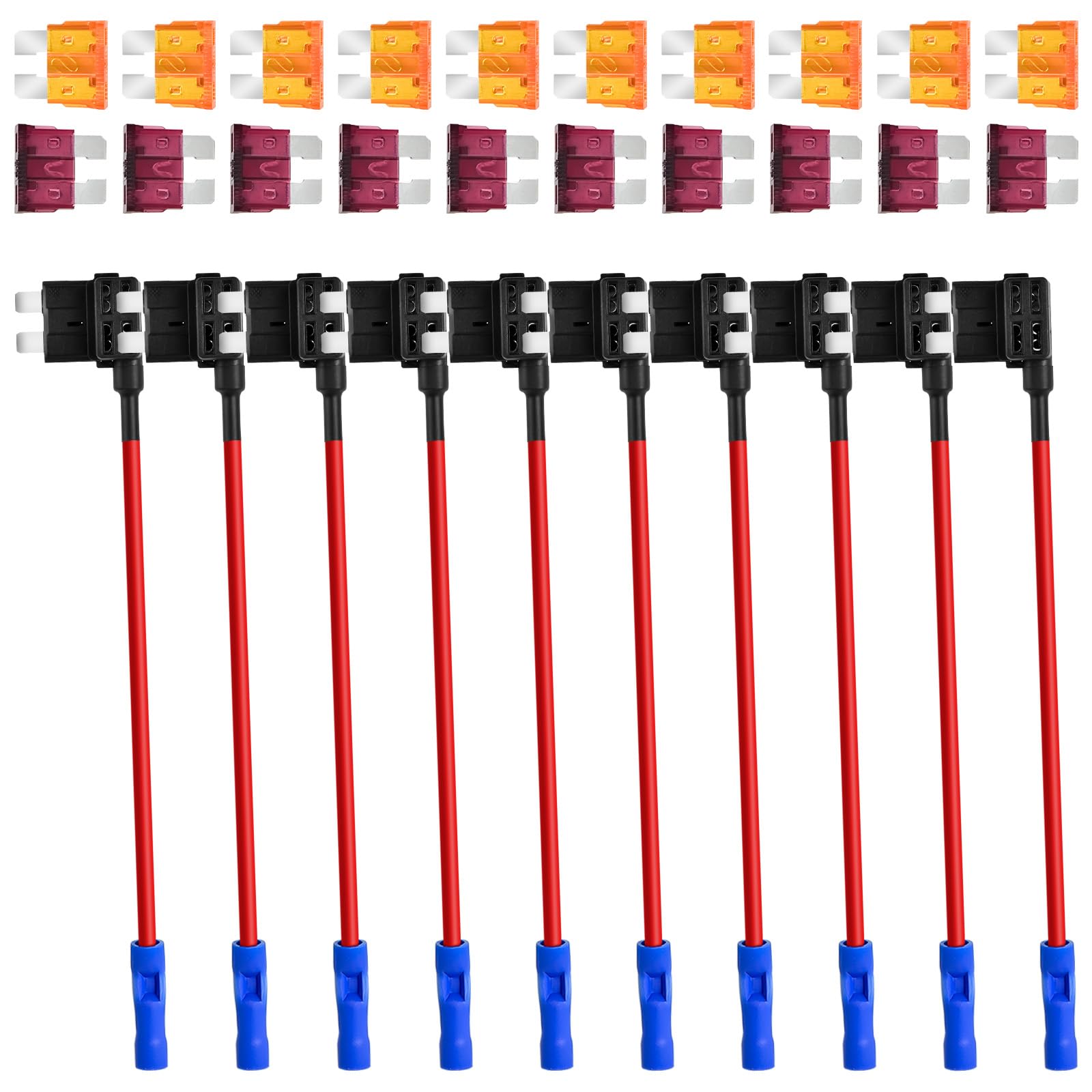 Snapklik.com : MuHize Fuse Taps Automotive 12V, Upgraded 10pcs Car ...