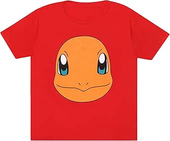Amazon.com: Pokémon T-Shirt | Boys Charmander Tshirt | Gamer Tee ...