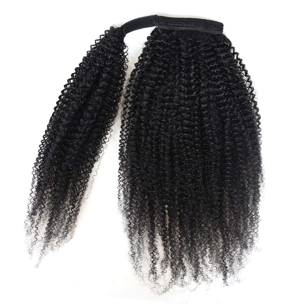 ZigZag Hair Extensión de pelo rizado afro 4B 4C con clip en la parte ...
