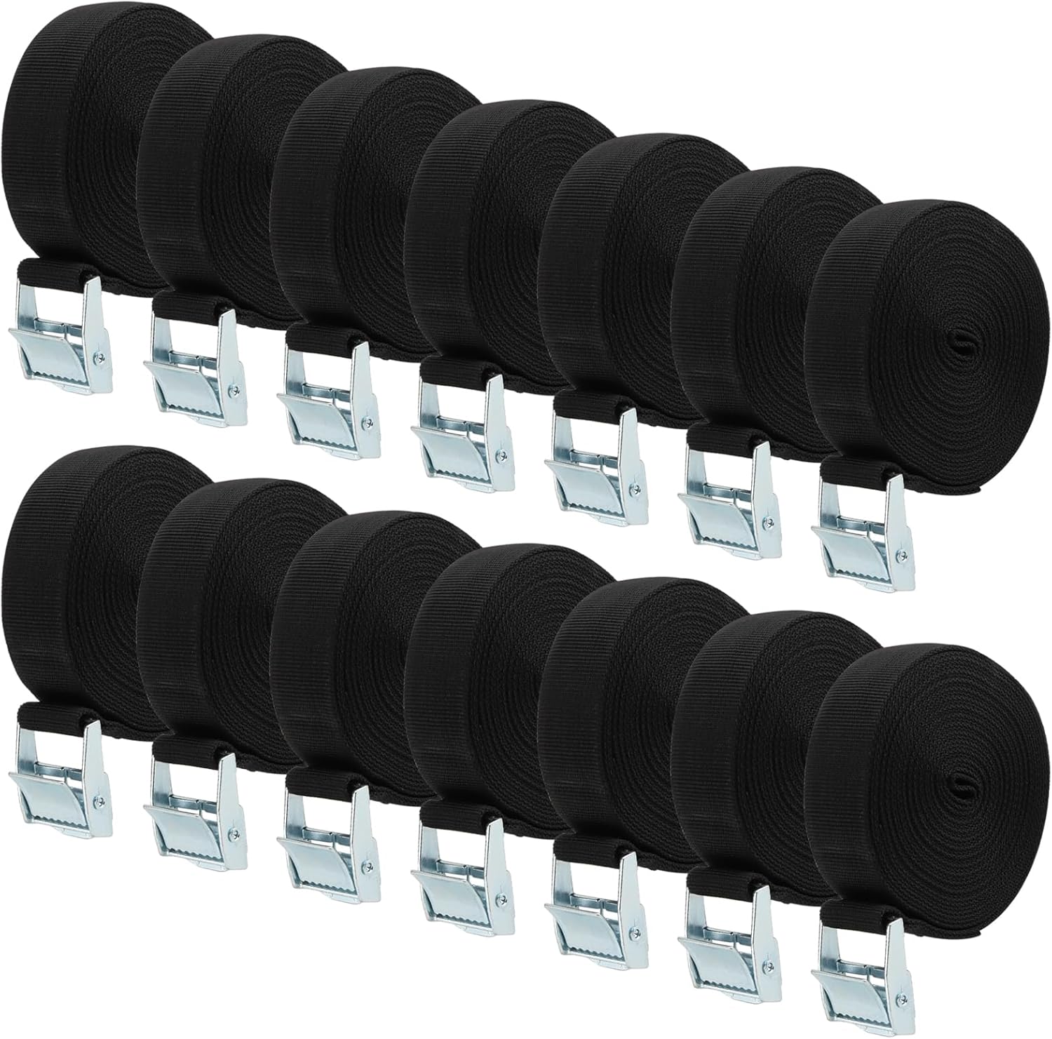 HAKZEON 14 Pack 5m x 25mm Tie Down Lashing Straps, Adjustable Heavy ...