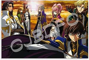 Amazon.com: MOJDI Anime Posters Code Geass Poster Lelouch Lamperouge ...