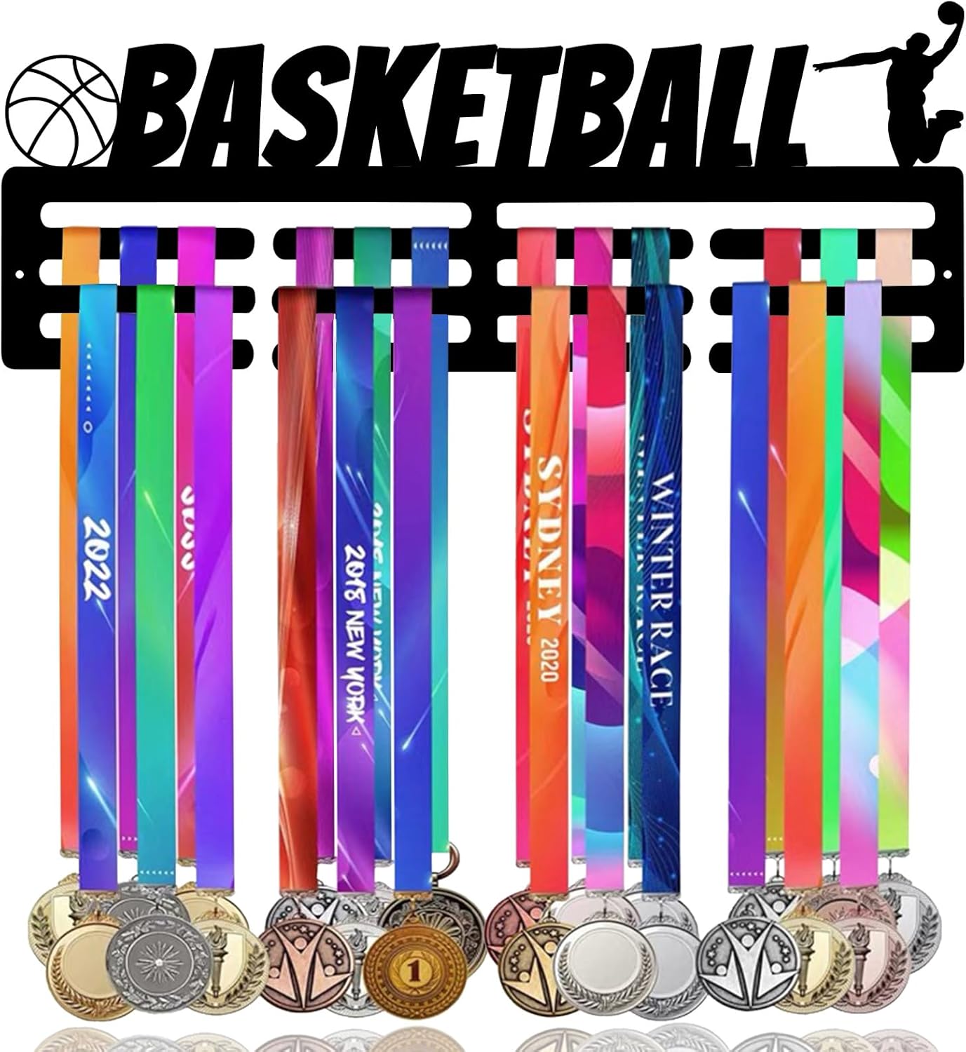 Amazon.com: ORYG Custom Personalized Medal Holder with Name Display ...