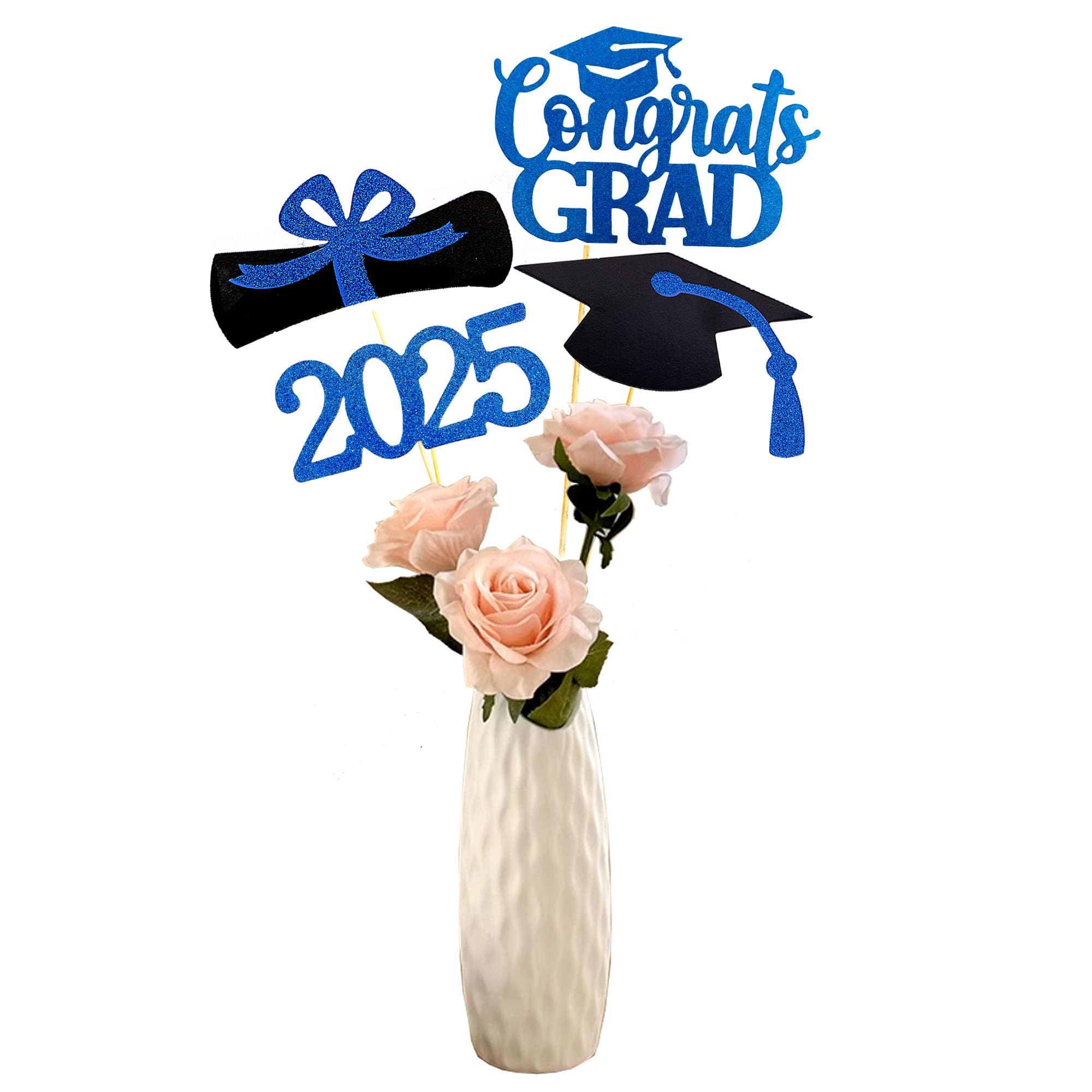 Snapklik.com : YuBoBo Graduation Decorations Class Of 2025 Table Vase ...