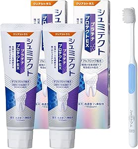 Amazon.co.jp: Shumitect Platinum Protect EX Clear Citrus Toothpaste, Hypersensitivity Care, High ...