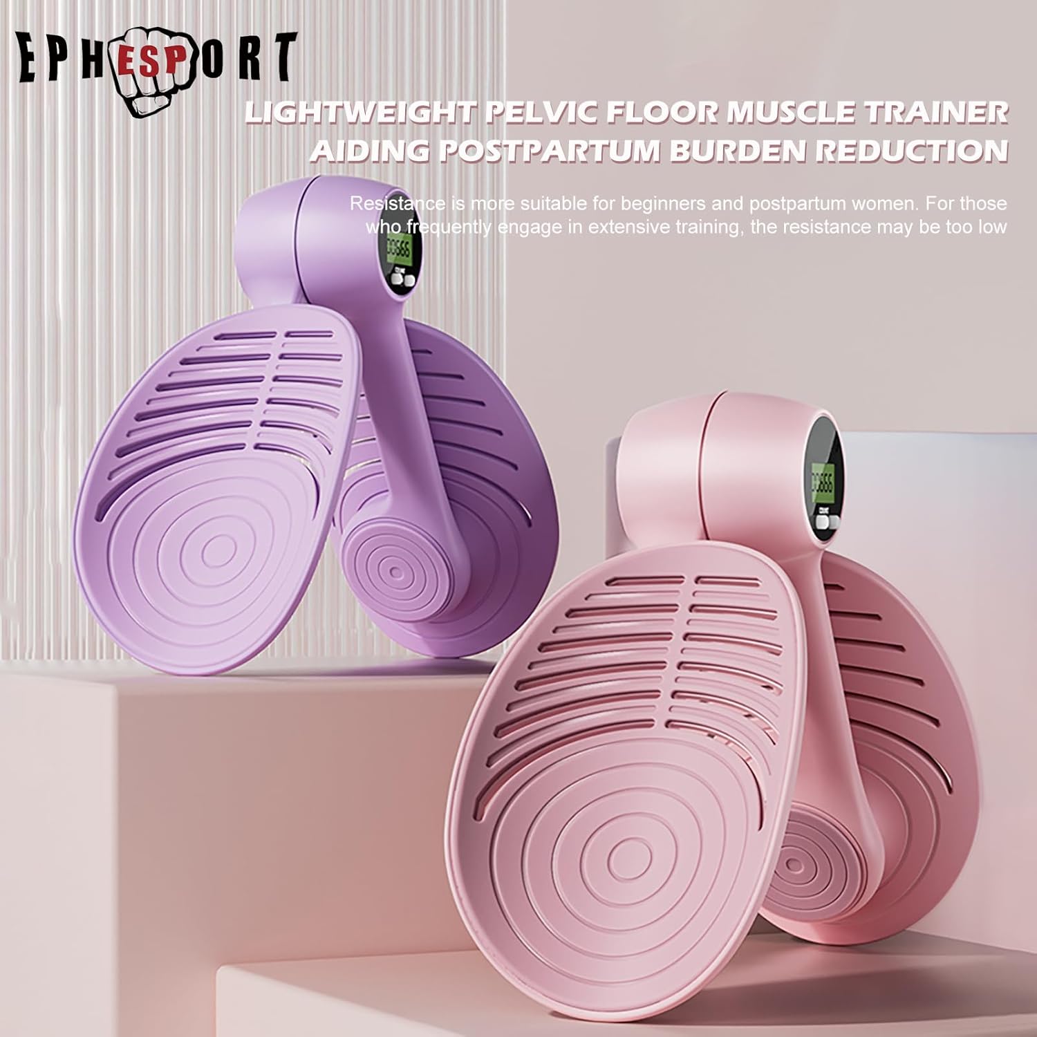 EPHESPORT Thigh Master, Thigh Machine with Counter, 360 Adjustable Hip ...