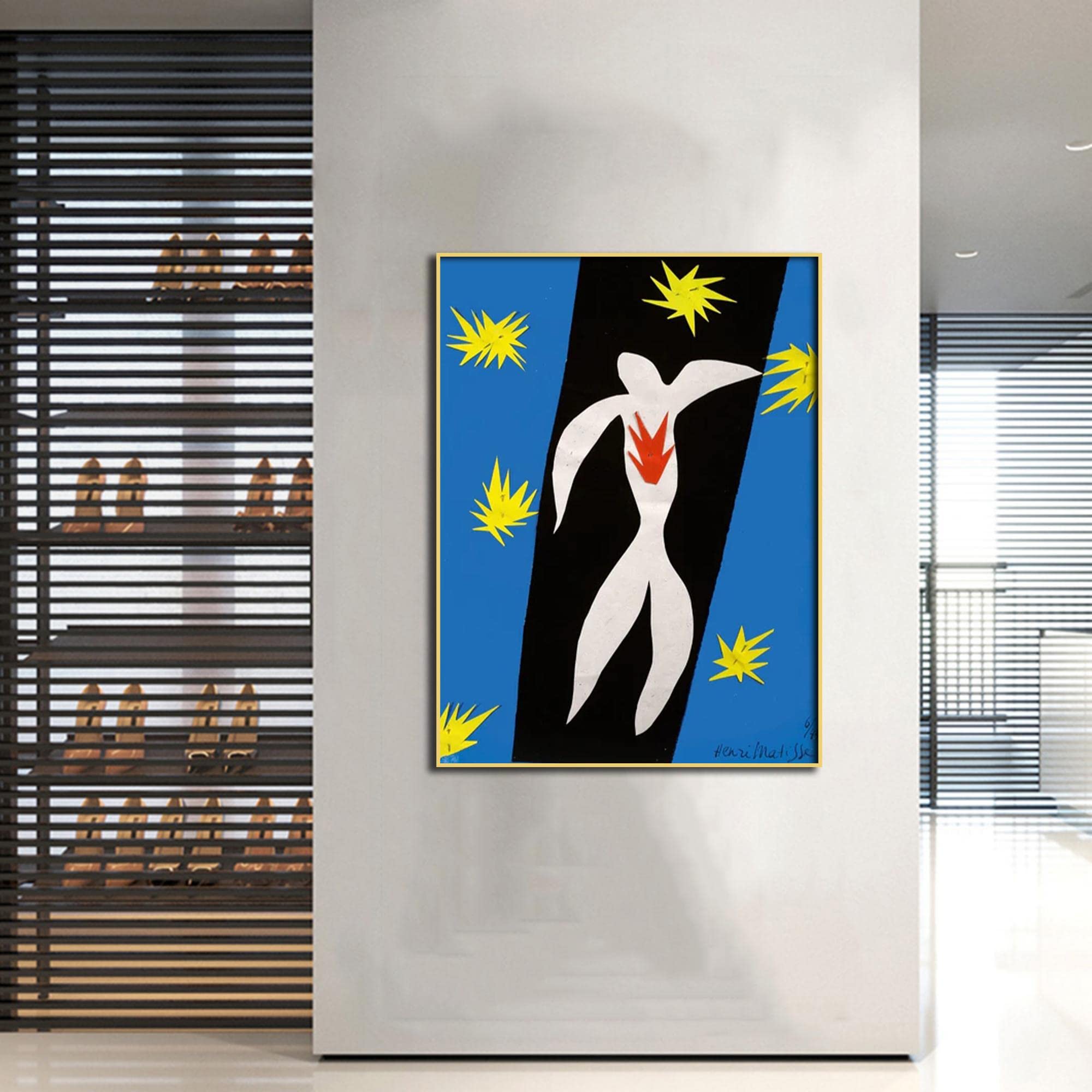 Icaro Caindo Matisse Impresión De Henri Matisse: La Caída De Ícaro
