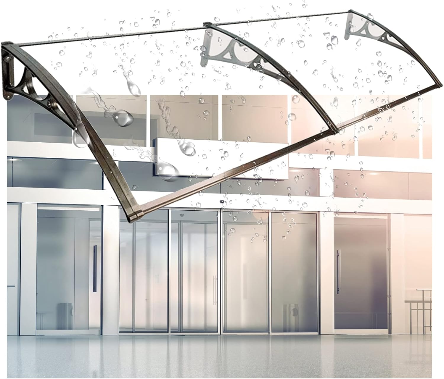 Amazon.com: JKSVTF Window Awning Door Canopy, Polycarbonate Transparent ...