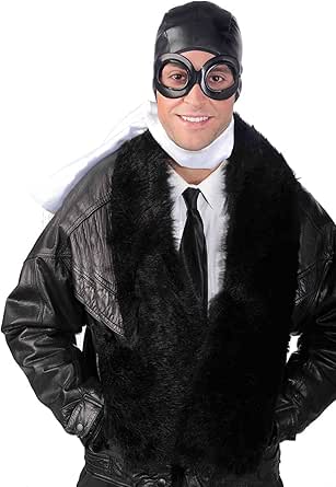 Amazon.com: Forum Aviator Helmet with Goggles : Clothing, Shoes & Jewelry