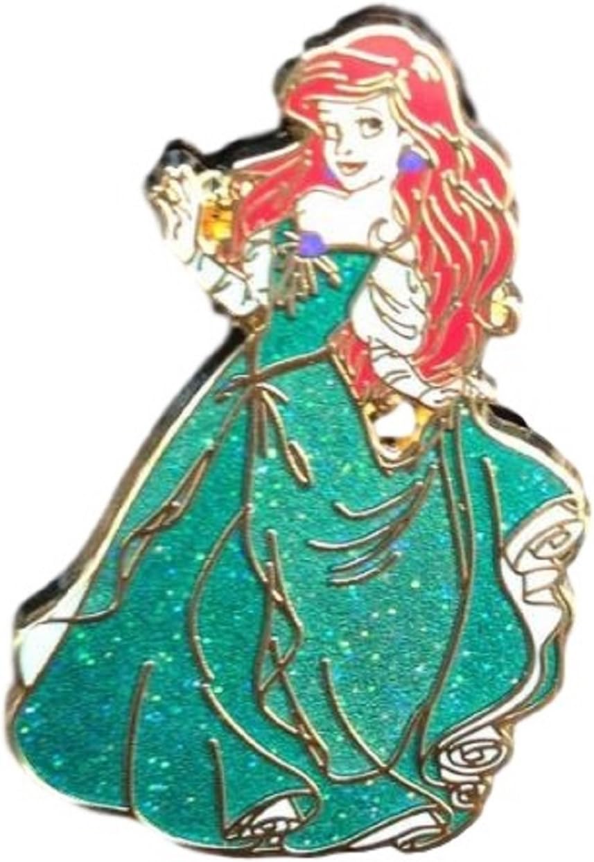 Amazon.com: Disney Parks Princess Ariel "Curtsy" Glittered Trading Pin ...
