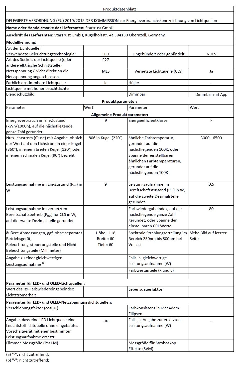 Energizer Smart LED, mehrfarbige dimmbare WLAN Kerze, 5,5W, per App ...