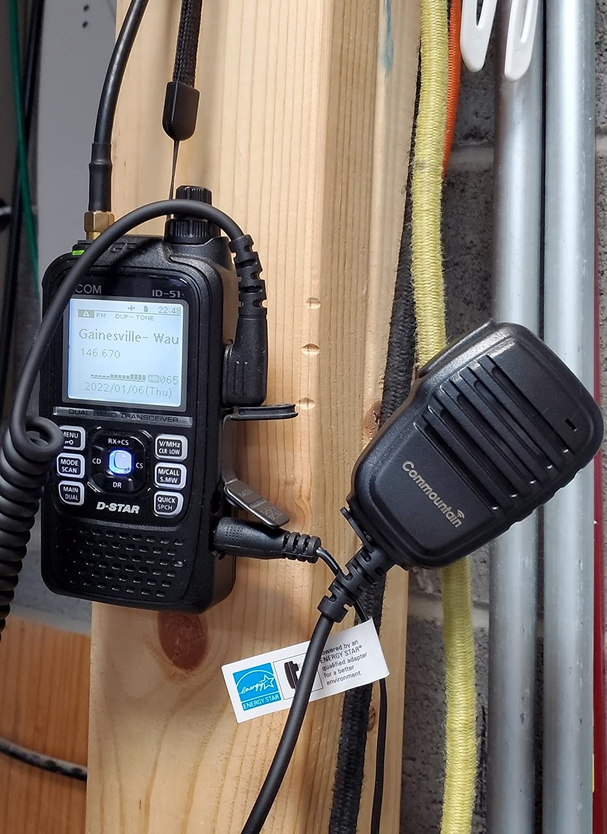 Amazon.com: commountain Compact Speaker Mic for Icom Radios IC-DPR3 ID ...