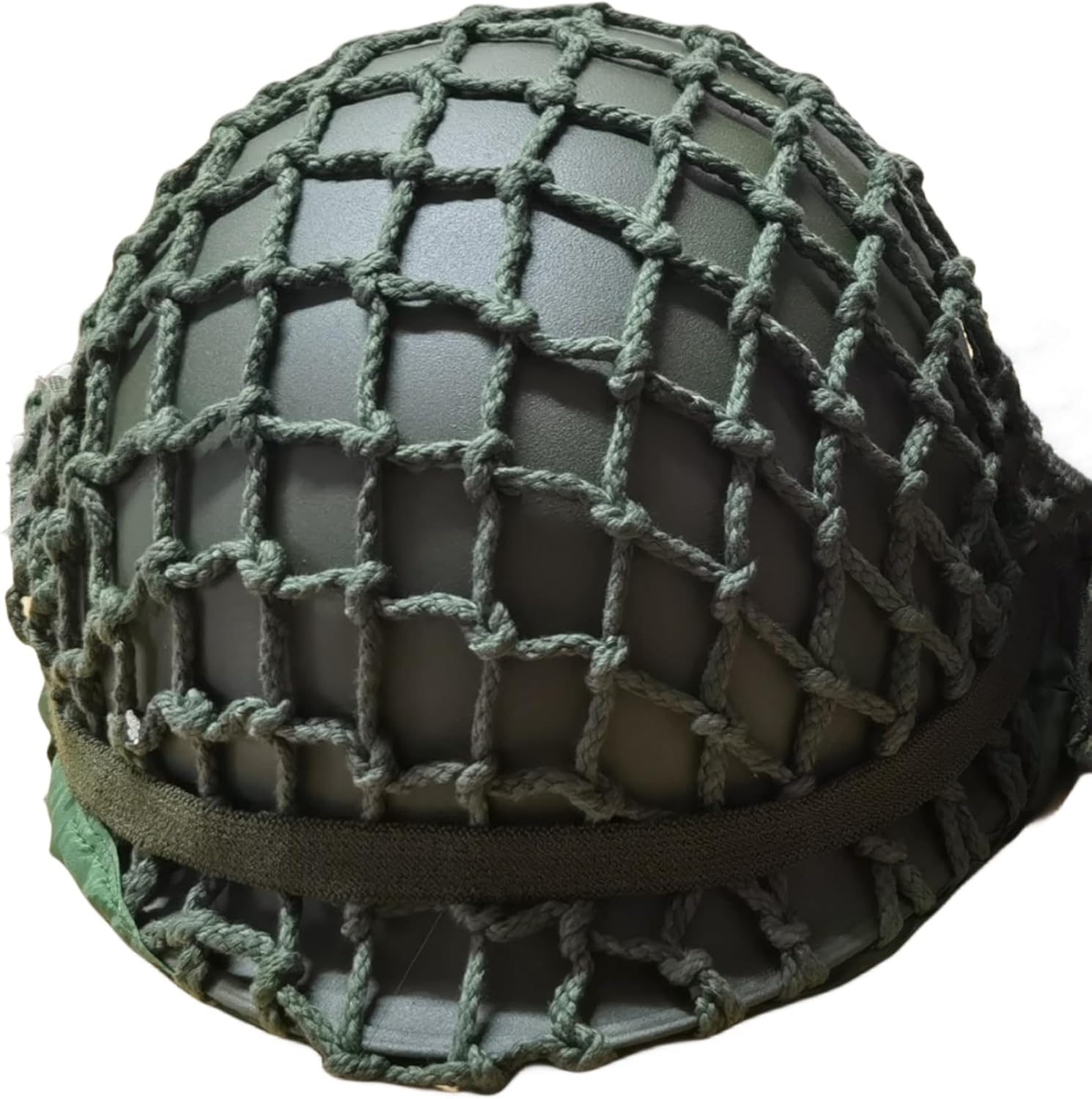SYLPHID Outdoor Green WW2 US M1 Helmet Steel Field with Net Cover cat ...