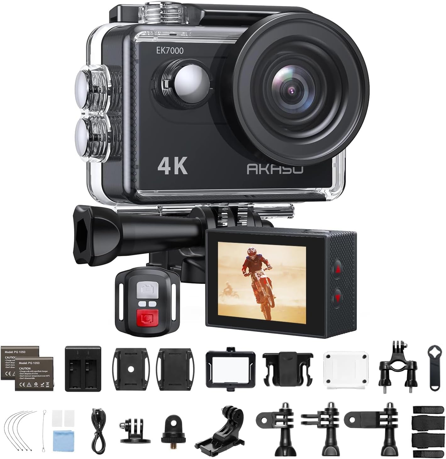 AKASO EK7000 4K30FPS Action Camera Ultra HD Underwater Camera 170 ...