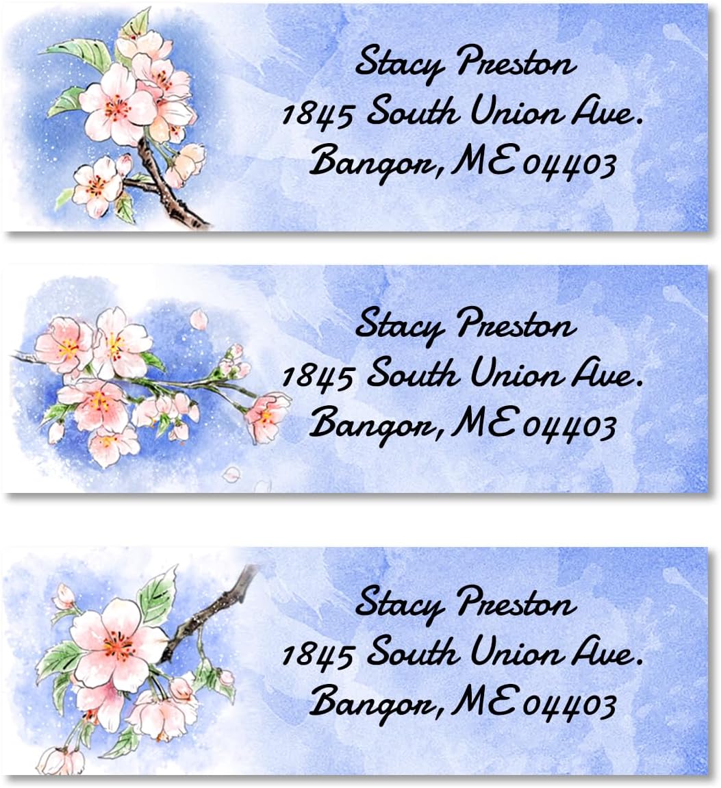 Amazon.com : Teryiaco Personalized Return Address Labels - 19 Designs ...