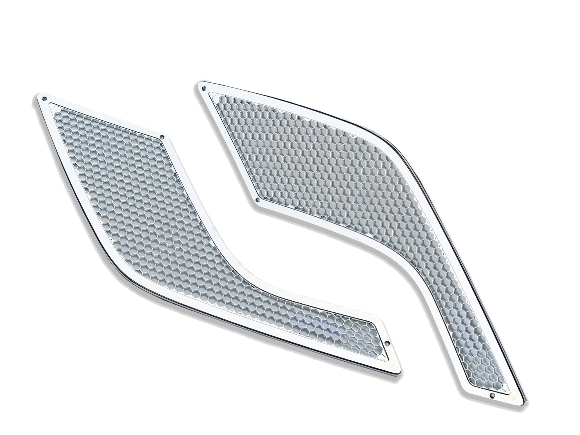 Kozak Aftermarket Replacement Chrome Grille Mesh Hood Air Vent Trim Air ...