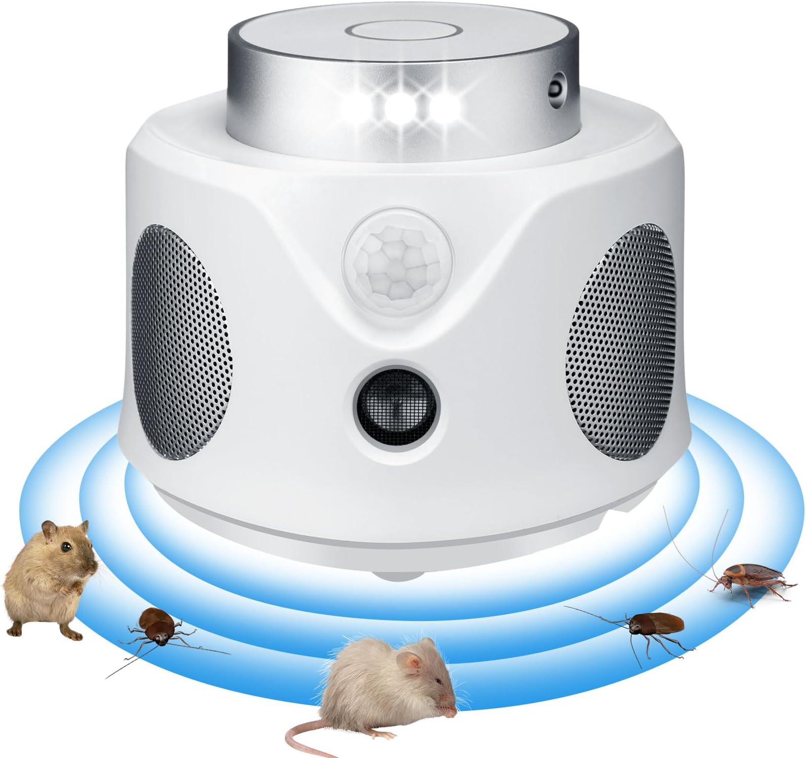 Amazon.com: 2024 Upgraded Ultrasonic Pest Repeller Mouse Repellent ...