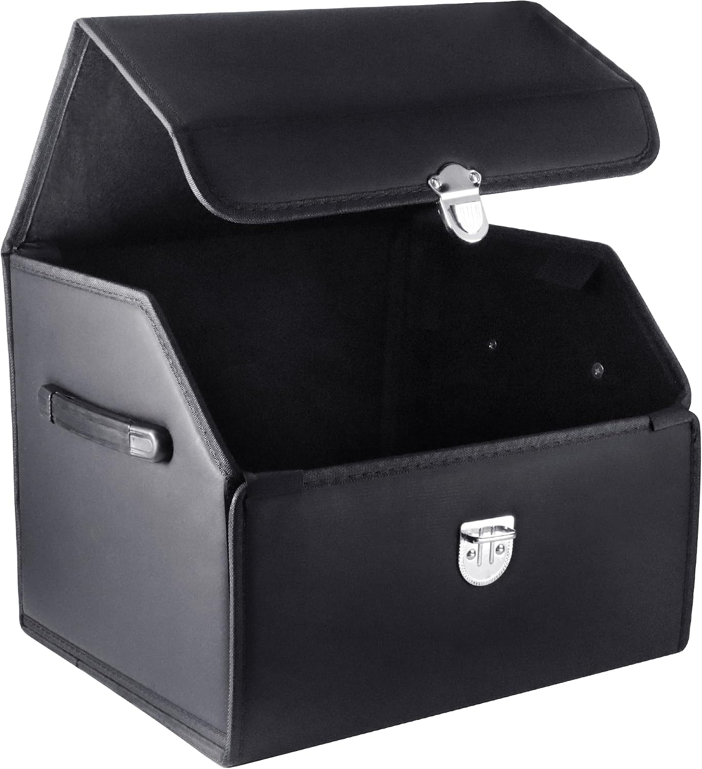 Amazon.com: Car Trunk Organizer-15 Inches Leather Collapsible Trunk ...