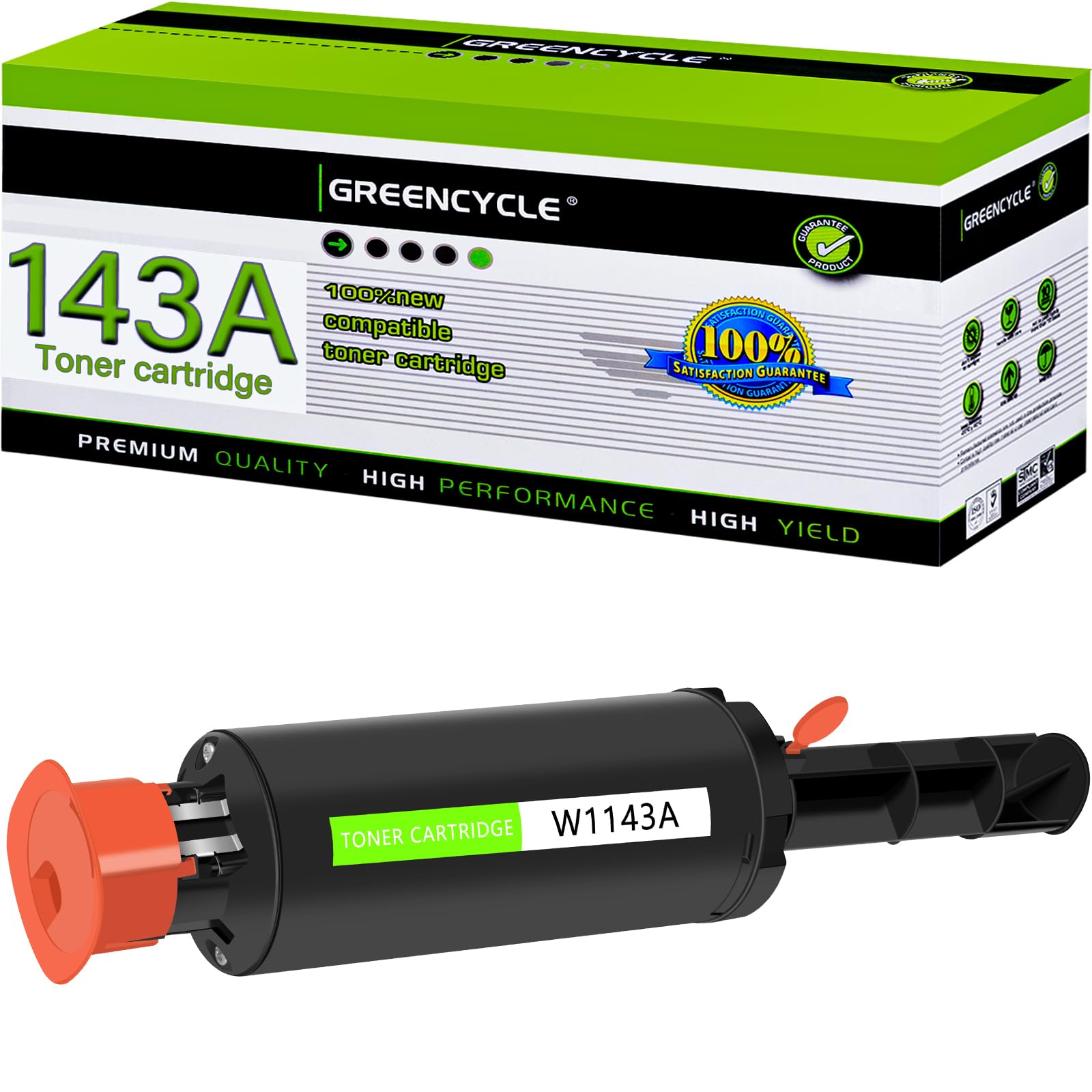 Amazon.com: greencycle W1143A W1143AD Compatible Toner Cartridge ...